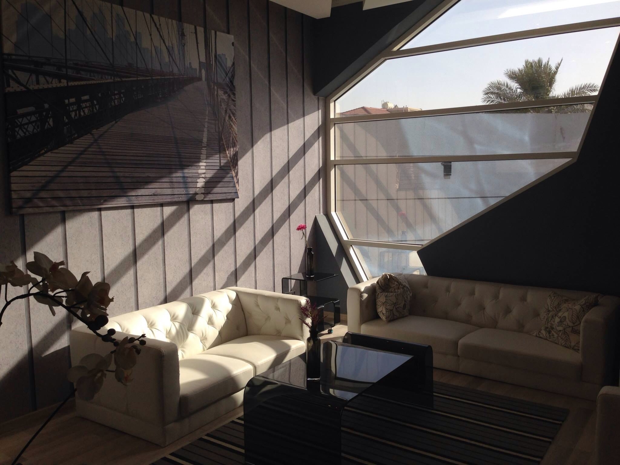 Couch in living room, home interior free image download