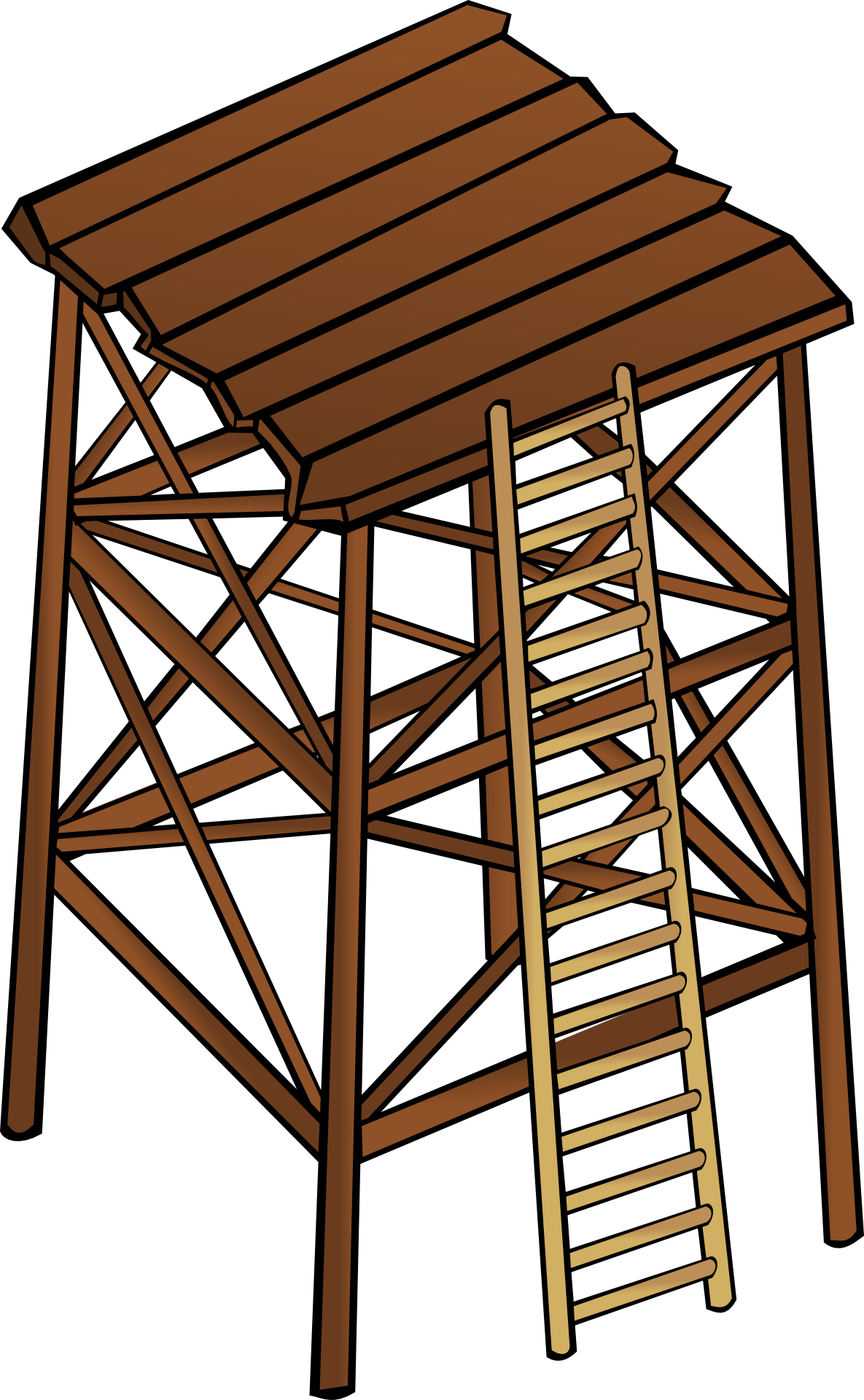Ladder tower platform drawing free image download
