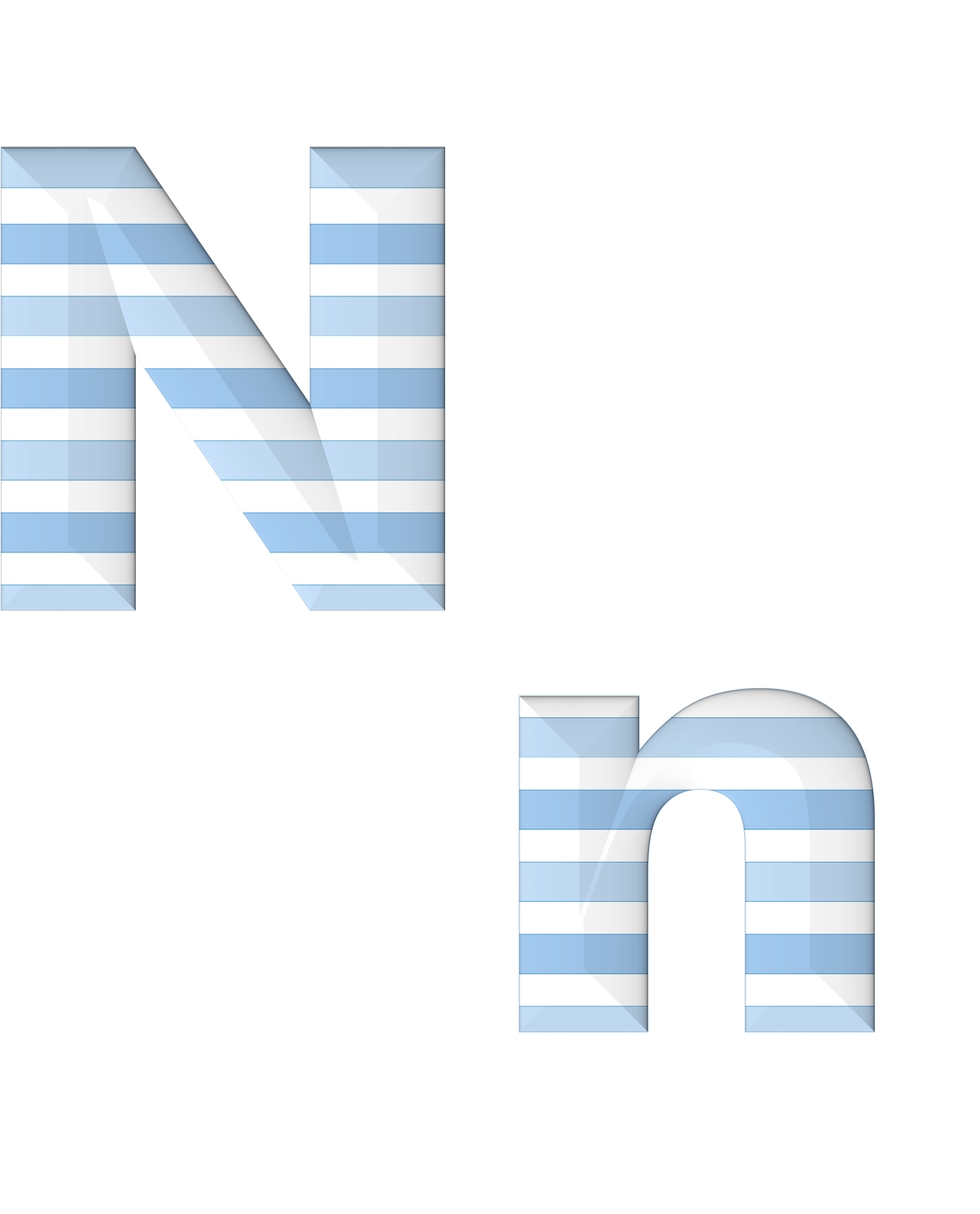 N and n letters font free image download