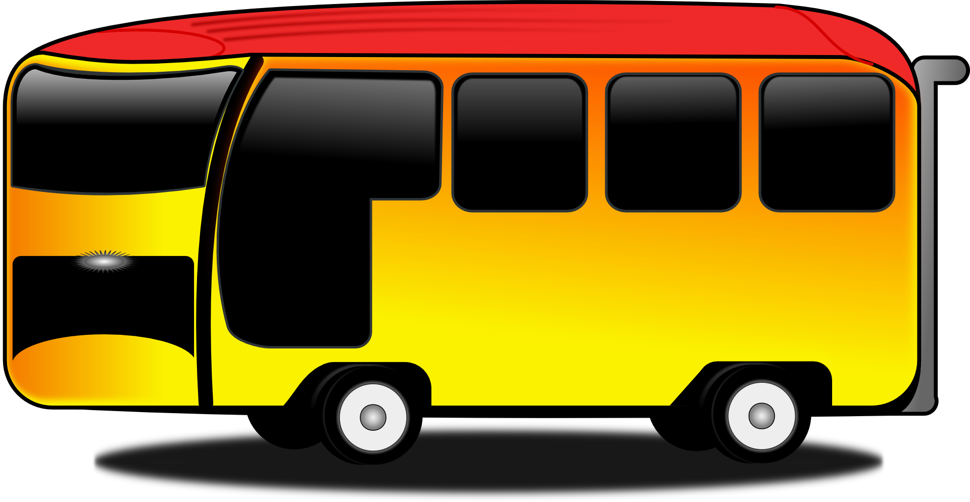 Cartoon comic school bus free image download