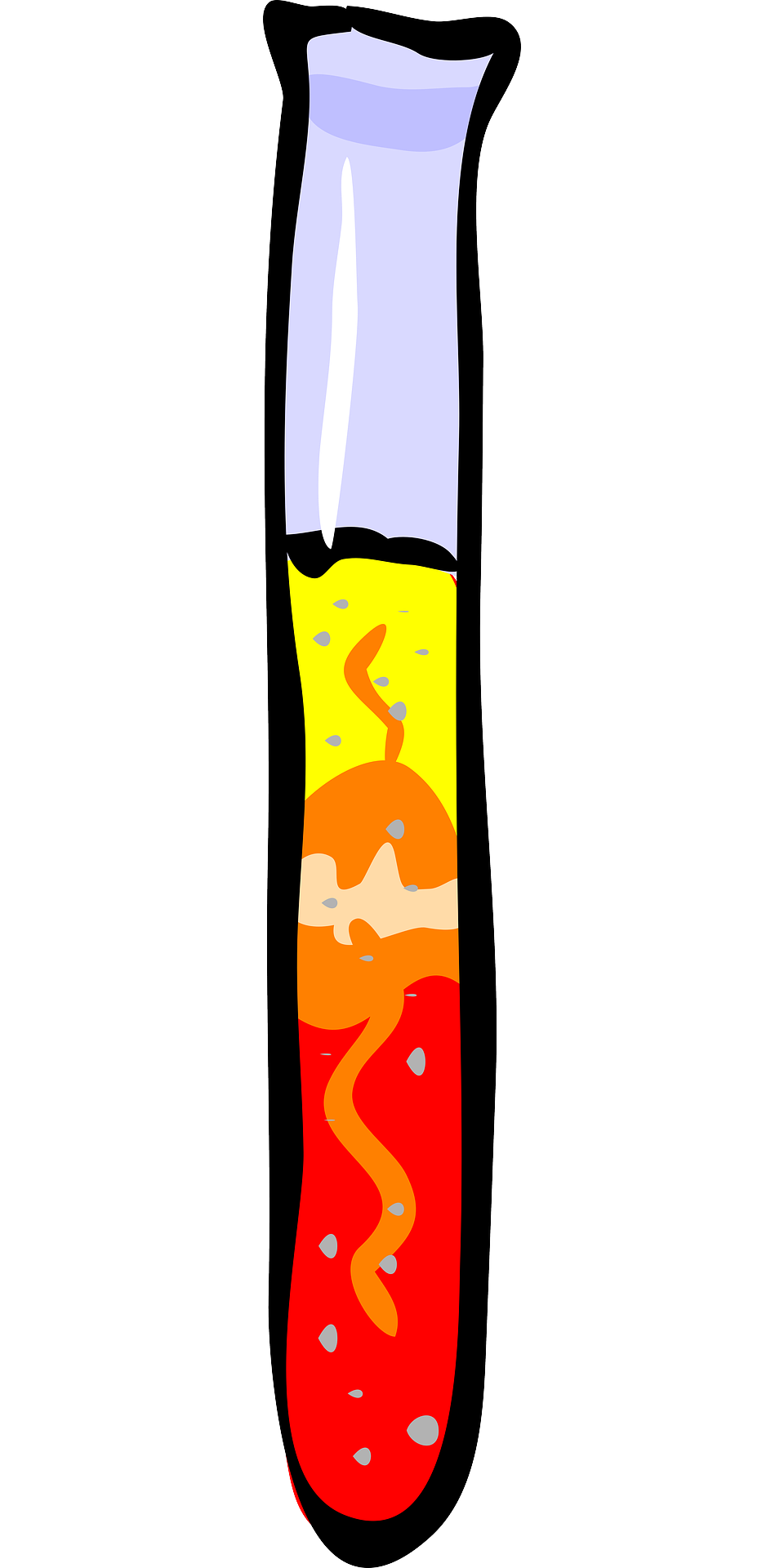 Tube test chemistry drawing free image download