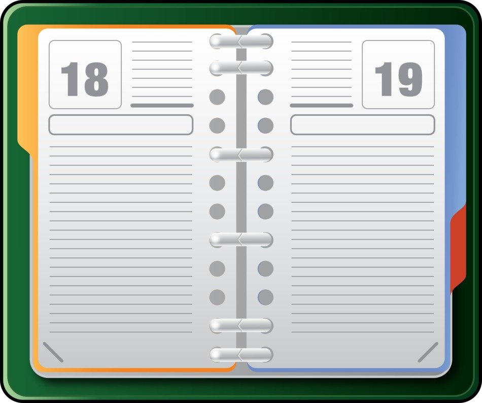 18 and 19 number in the organizer free image download