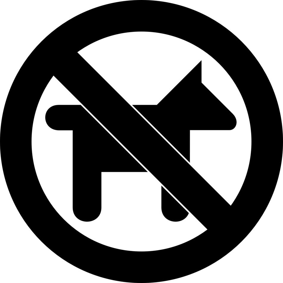 Sign Prohibiting Dog Walking Free Image Download