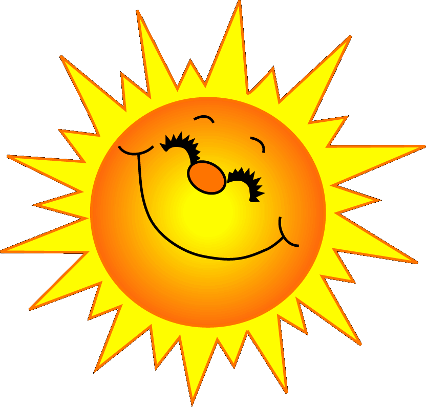 Happy face Sunshine drawing free image download