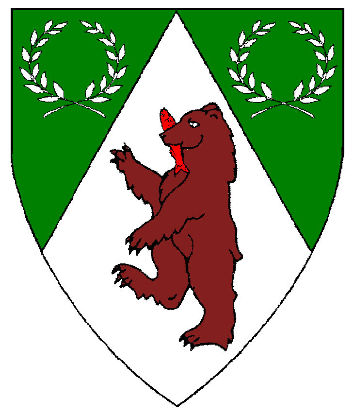 Heraldic Bear Shield clipart free image download