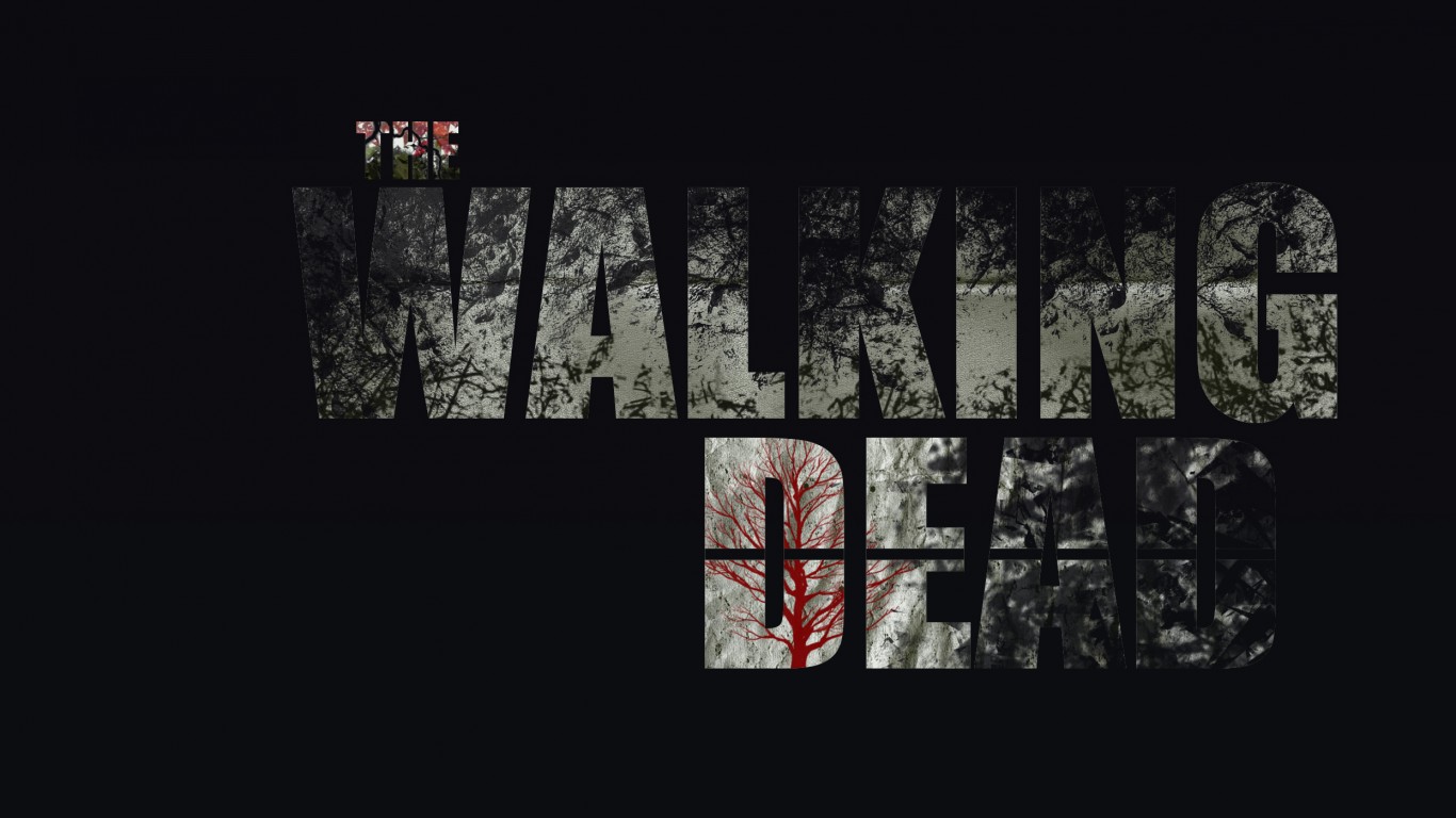 Clip art of Walking Dead Logo free image download