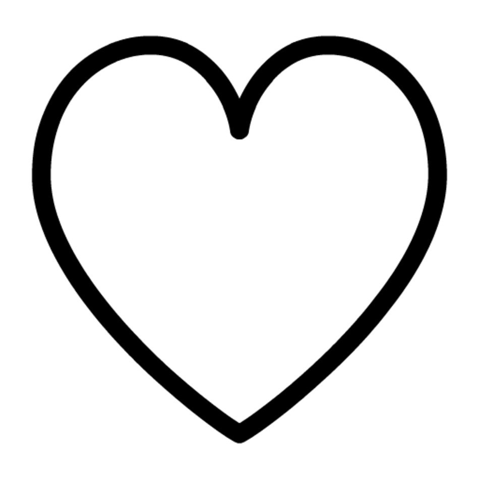 Heart Outline Symbol free image download