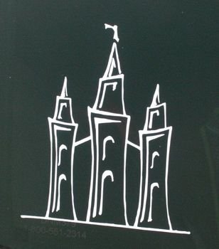 LDS Temple Silhouette Clip Art N4 free image download