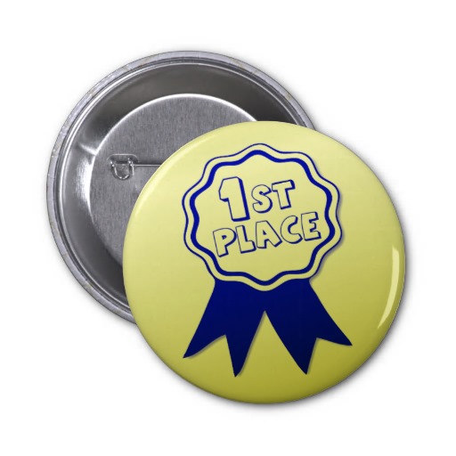 First Place Ribbon Button free image download