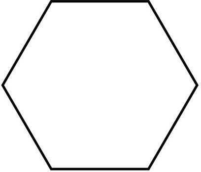 Hexagon Shape Template Printable free image download