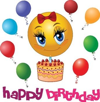 Happy Birthday Smiley Face Clip Art N11 free image download