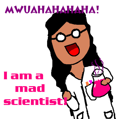 Female Mad Scientist free image download