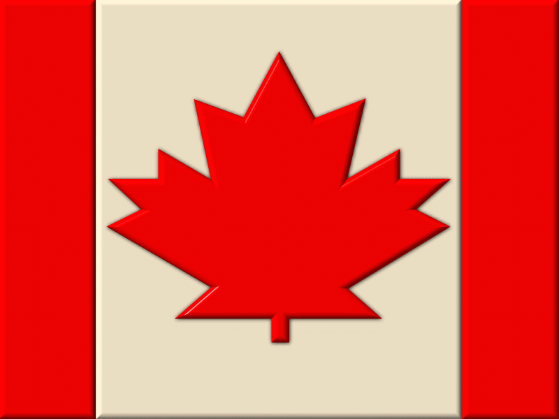 Vector Canadian flag free image download