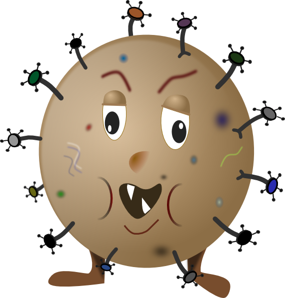 Animated Germs Clip Art free image download