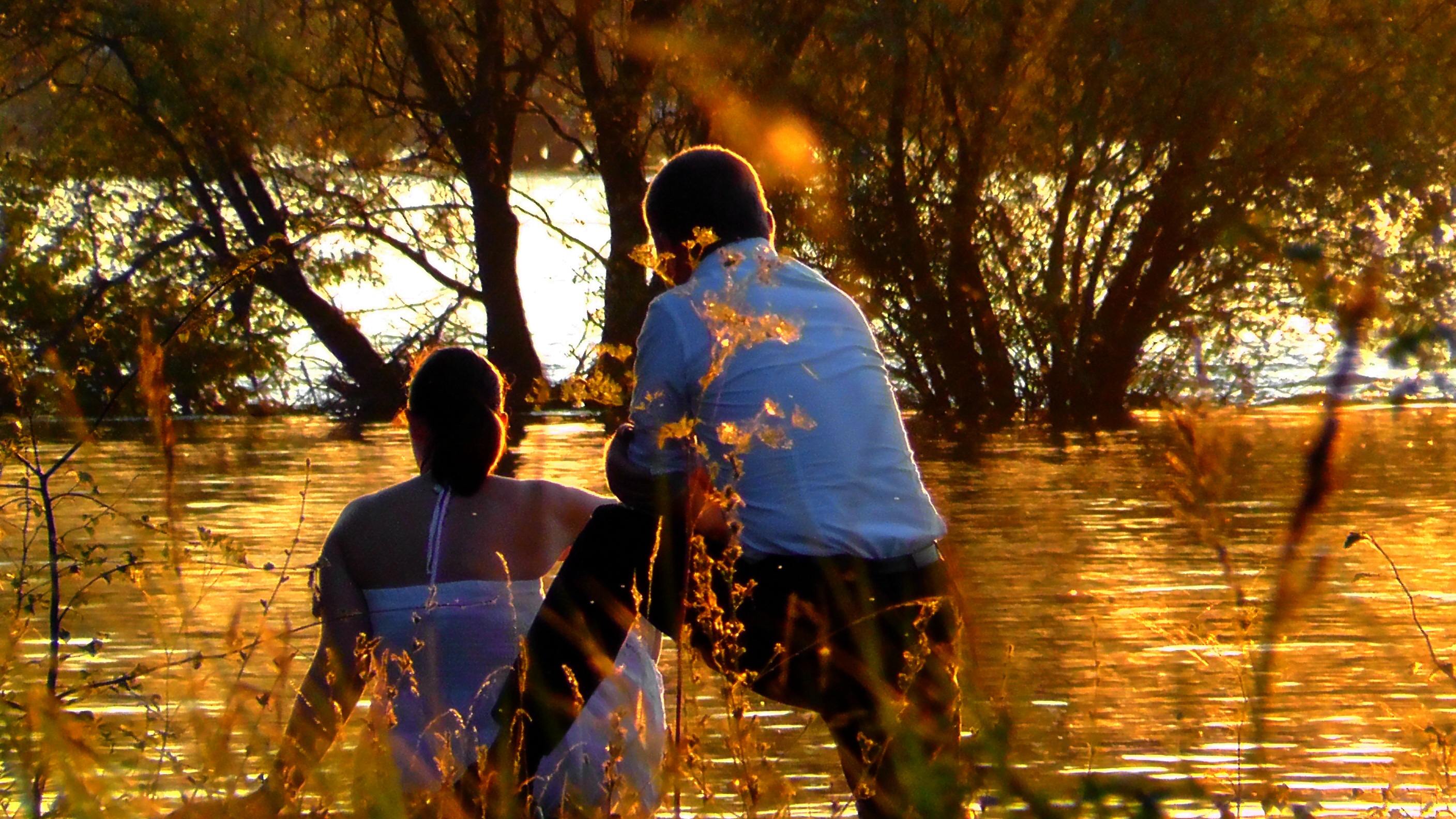 Strikingly beautiful romantic pair free image download