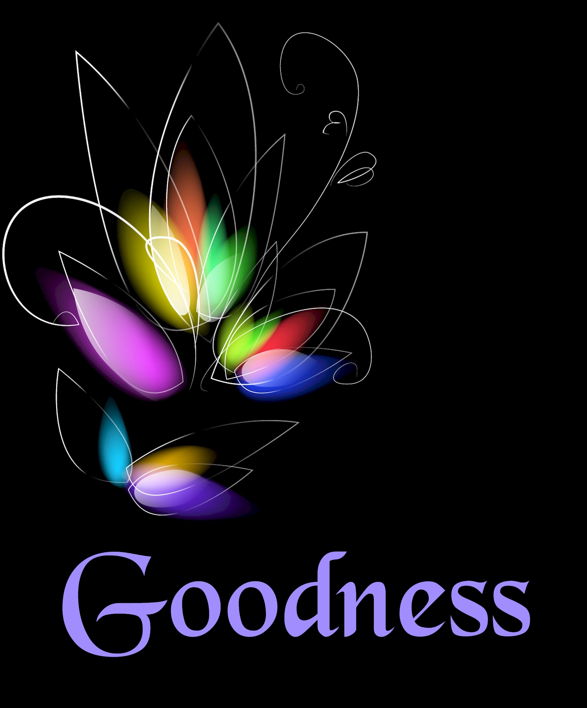 Goodness text drawing free image download