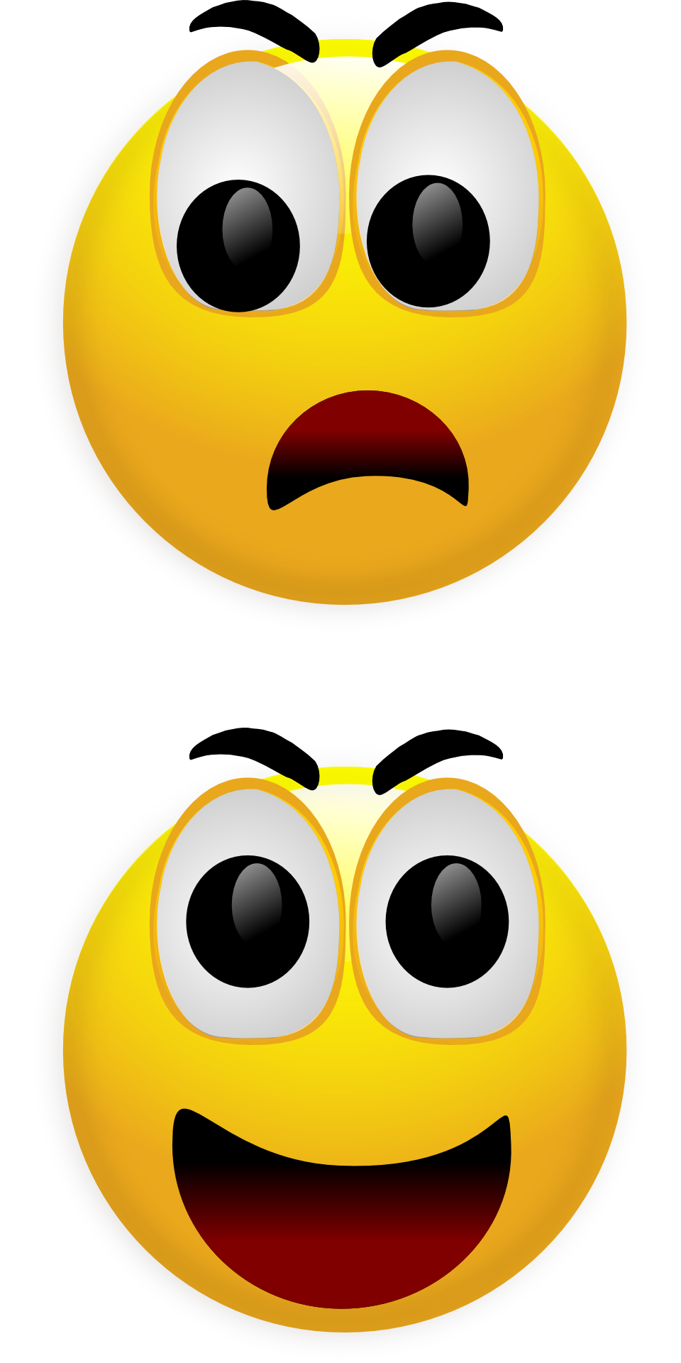 Angry and happy smileys free image download