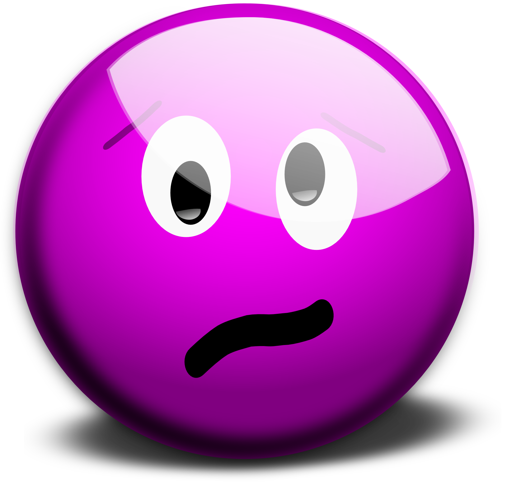 Lilac emotion of doubt free image download