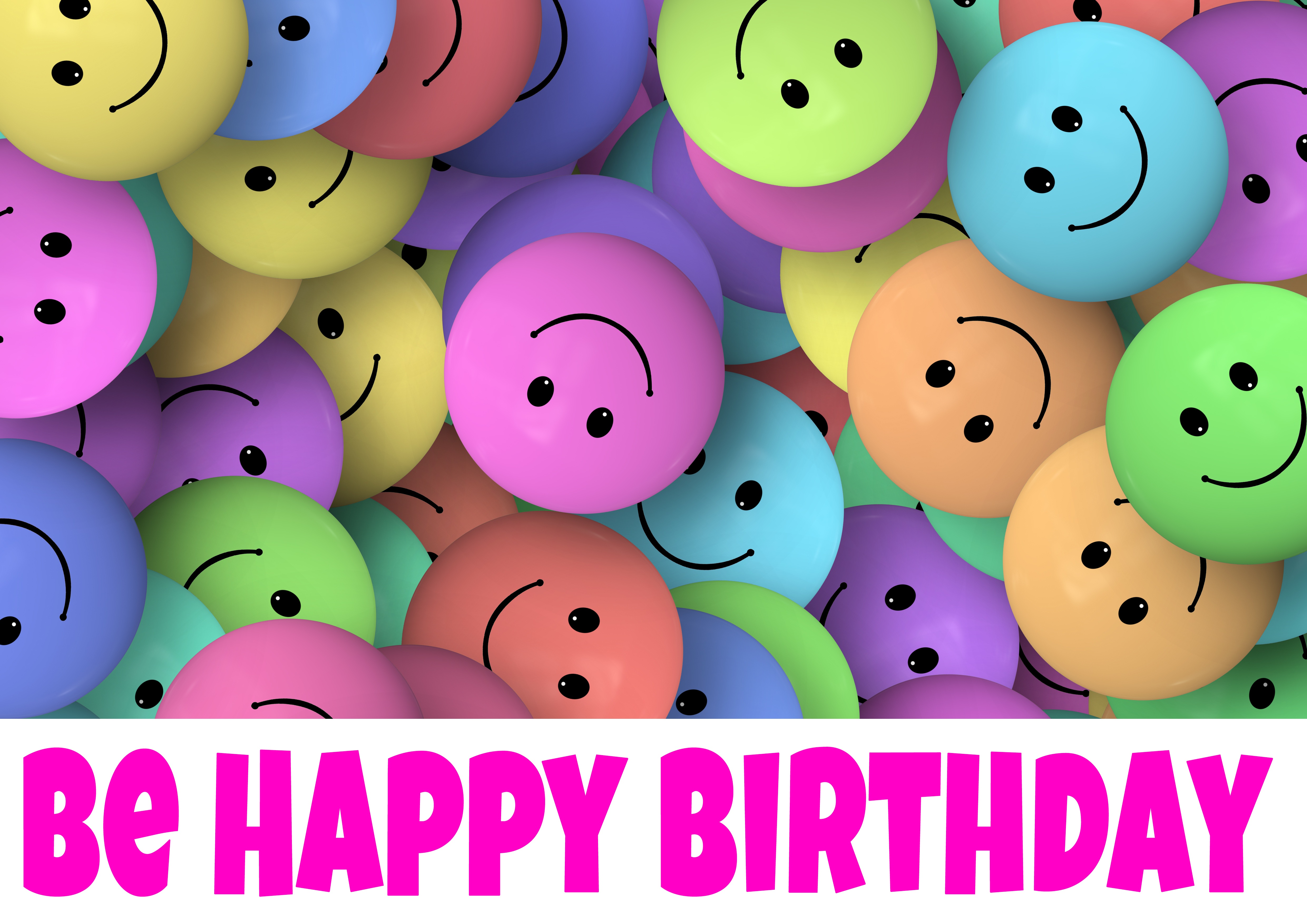 Children s birthday smilie drawing free image download