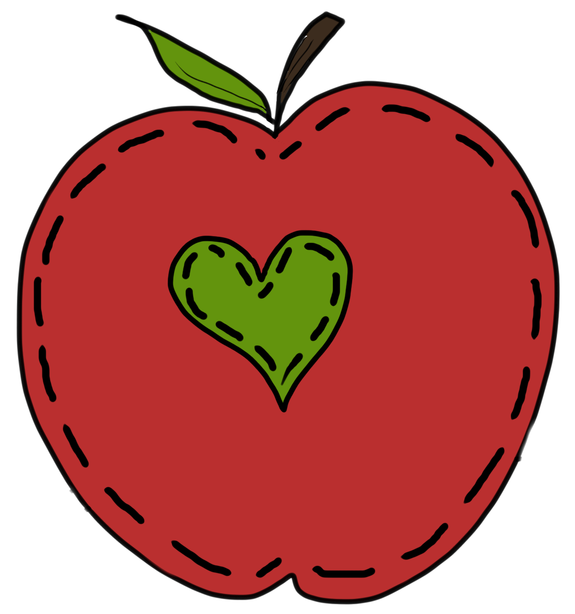 School Apple Clip Art drawing free image download