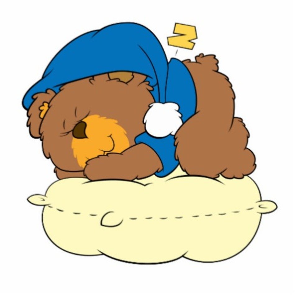 Sleeping Teddy Bear free image download