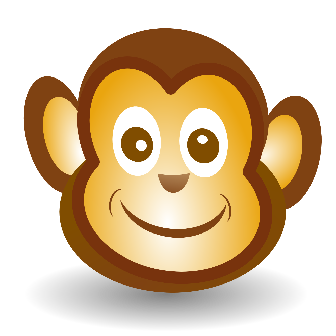 Monkey head drawing free image download