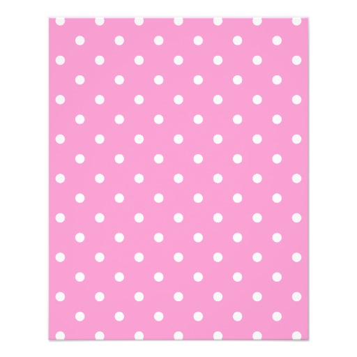 Pink With White Polka Dots free image download