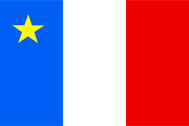 Acadian Flag drawing free image download