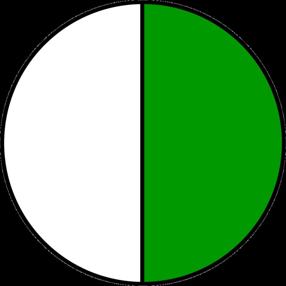 One Half Fraction Drawing Free Image Download