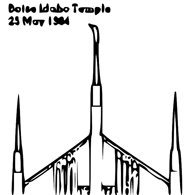 LDS Temple Clip Art N11 free image download