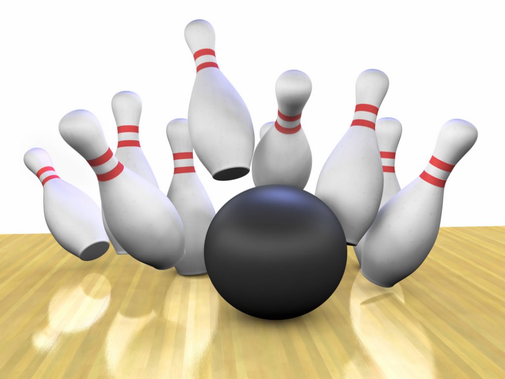 Ten Pin Bowling drawing free image download