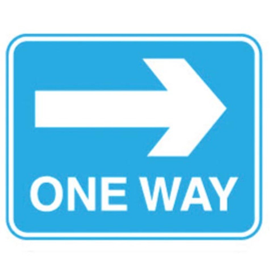 One Way Traffic Sign N2 free image download