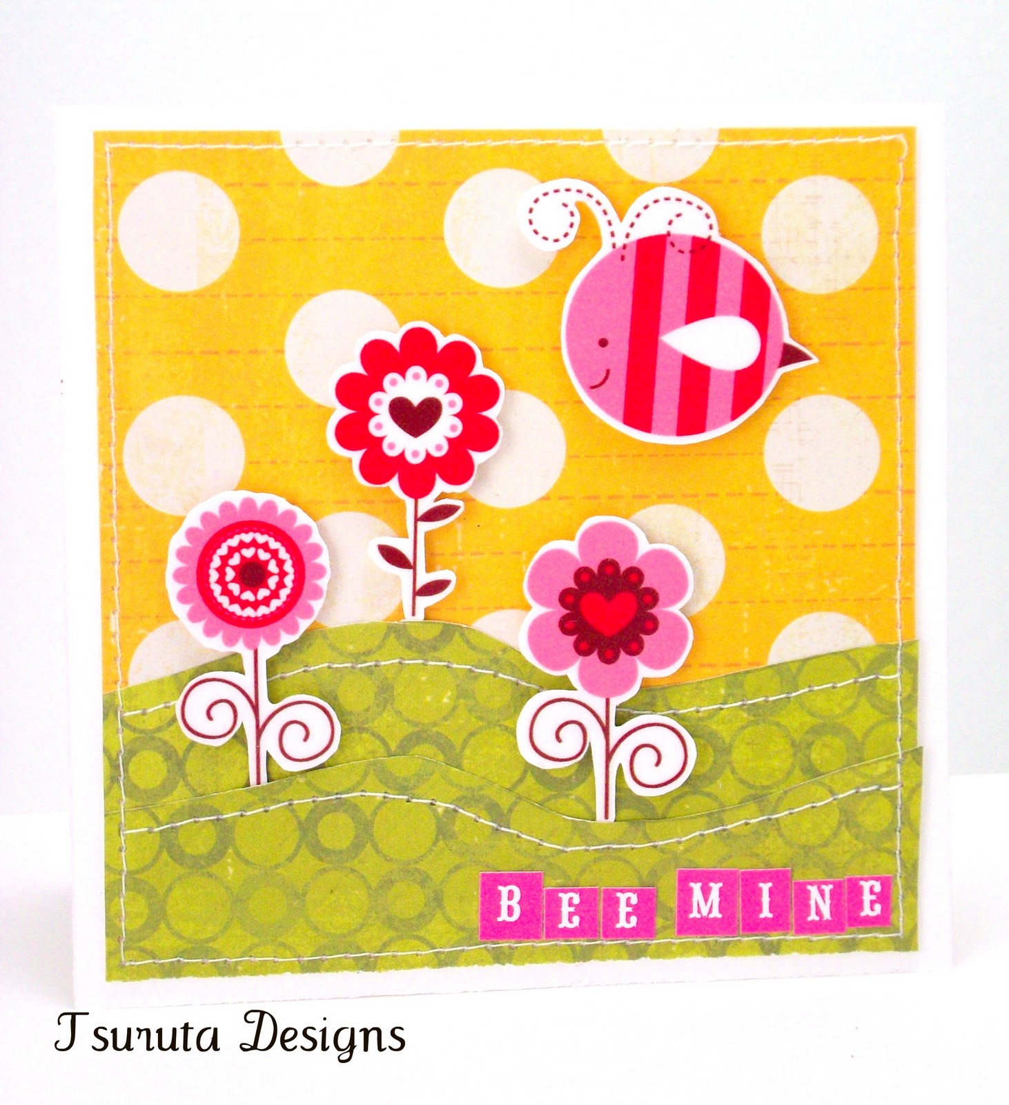 Bee Mine Card free image download