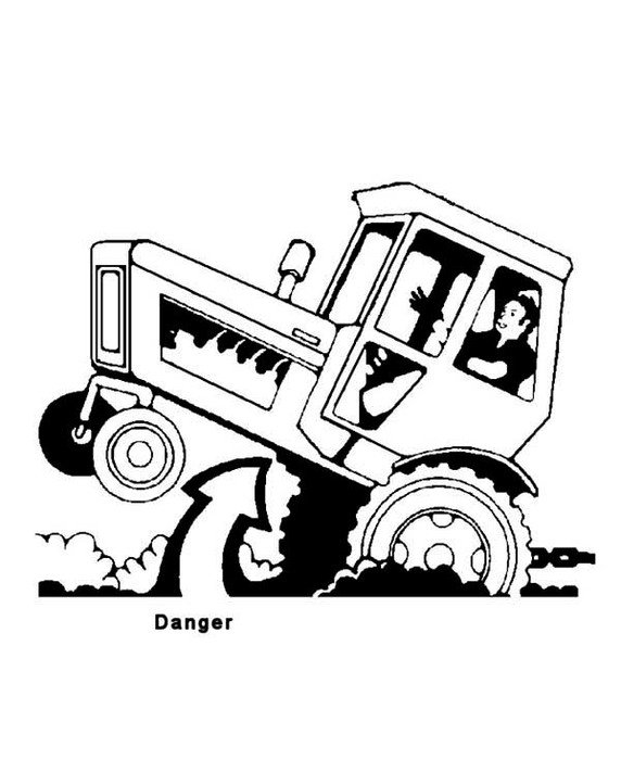 Tractor Trailer Coloring Pages free image download