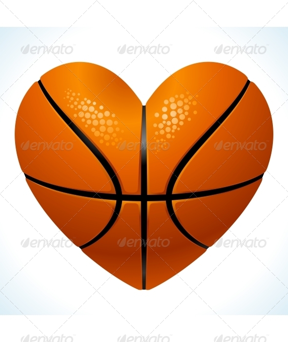 Basketball Heart Clip Art N10 free image download