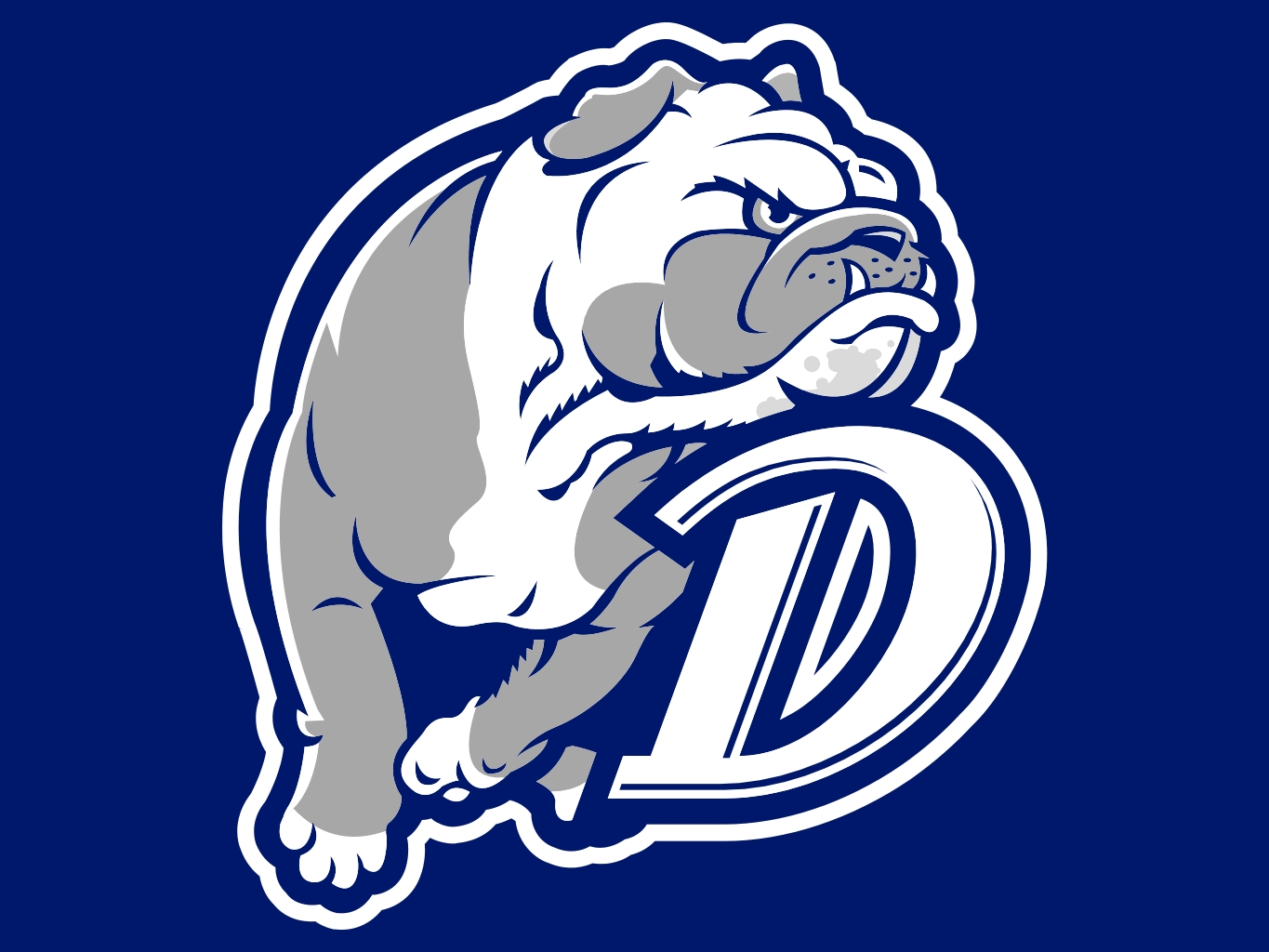 İllustration of Drake Bulldogs Logo free image download