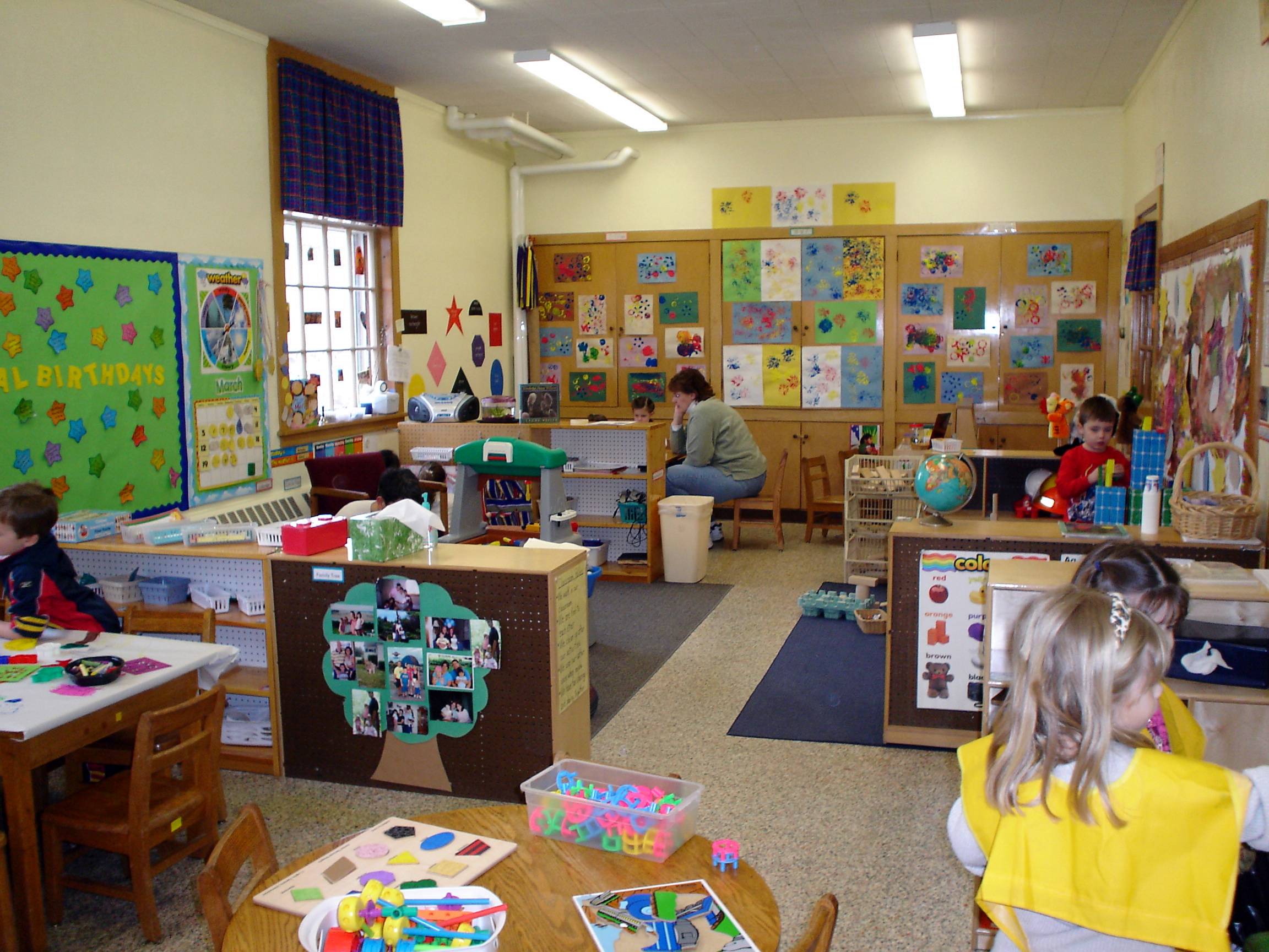 Preschool Classroom drawing free image download