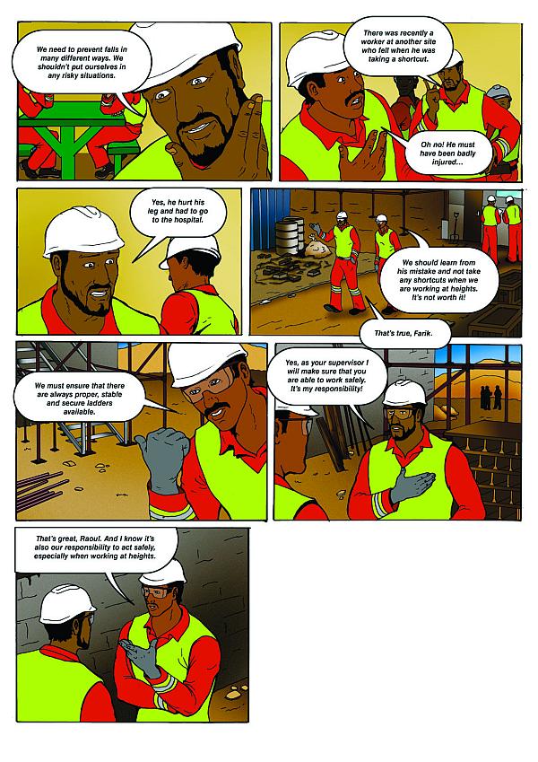 Working At Height drawing free image download