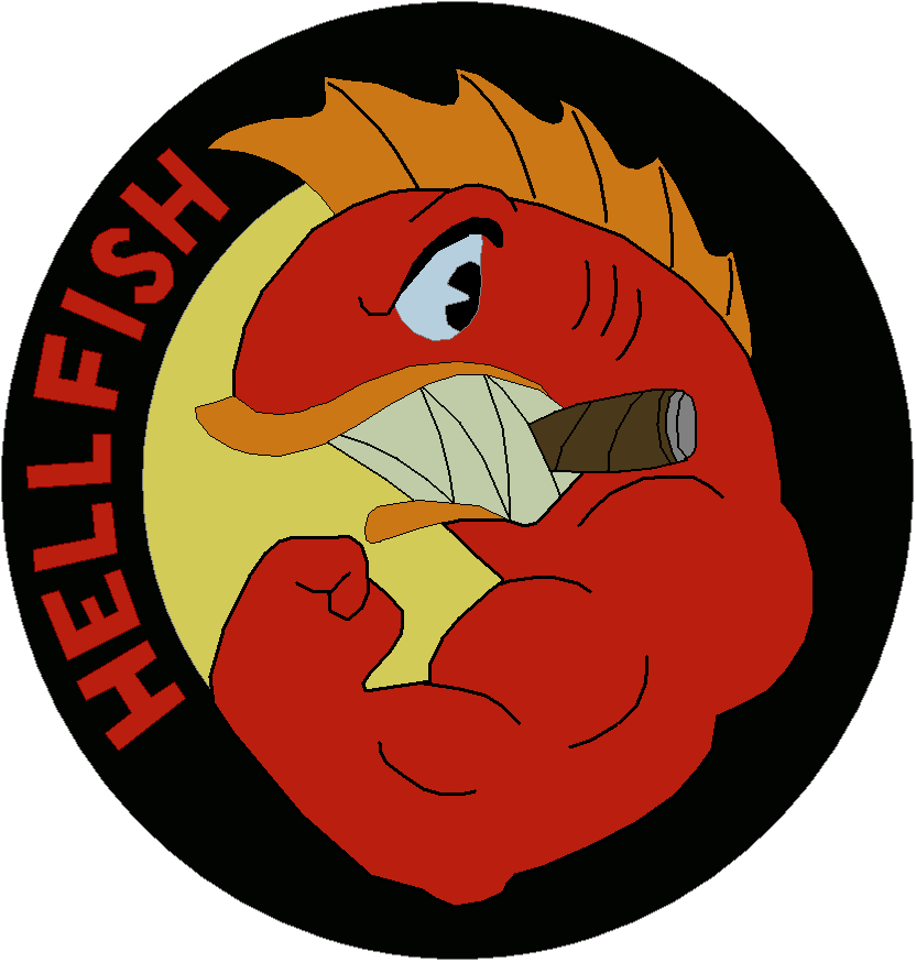 Logo with Hellfish free image download