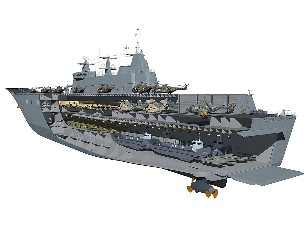 Landing craft in detail in graphic representation free image download