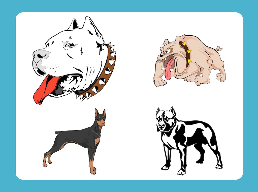 Dog Vector drawing free image download