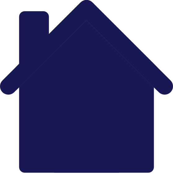 Navy Blue House Clip Art free image download