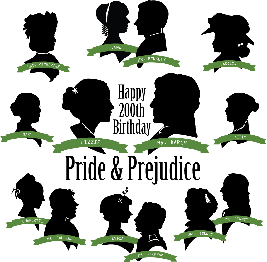 Pride And Prejudice Character drawing free image download