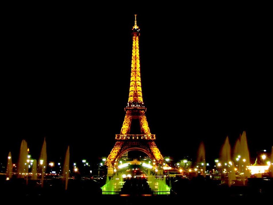 Neon eiffel tower paris free image download