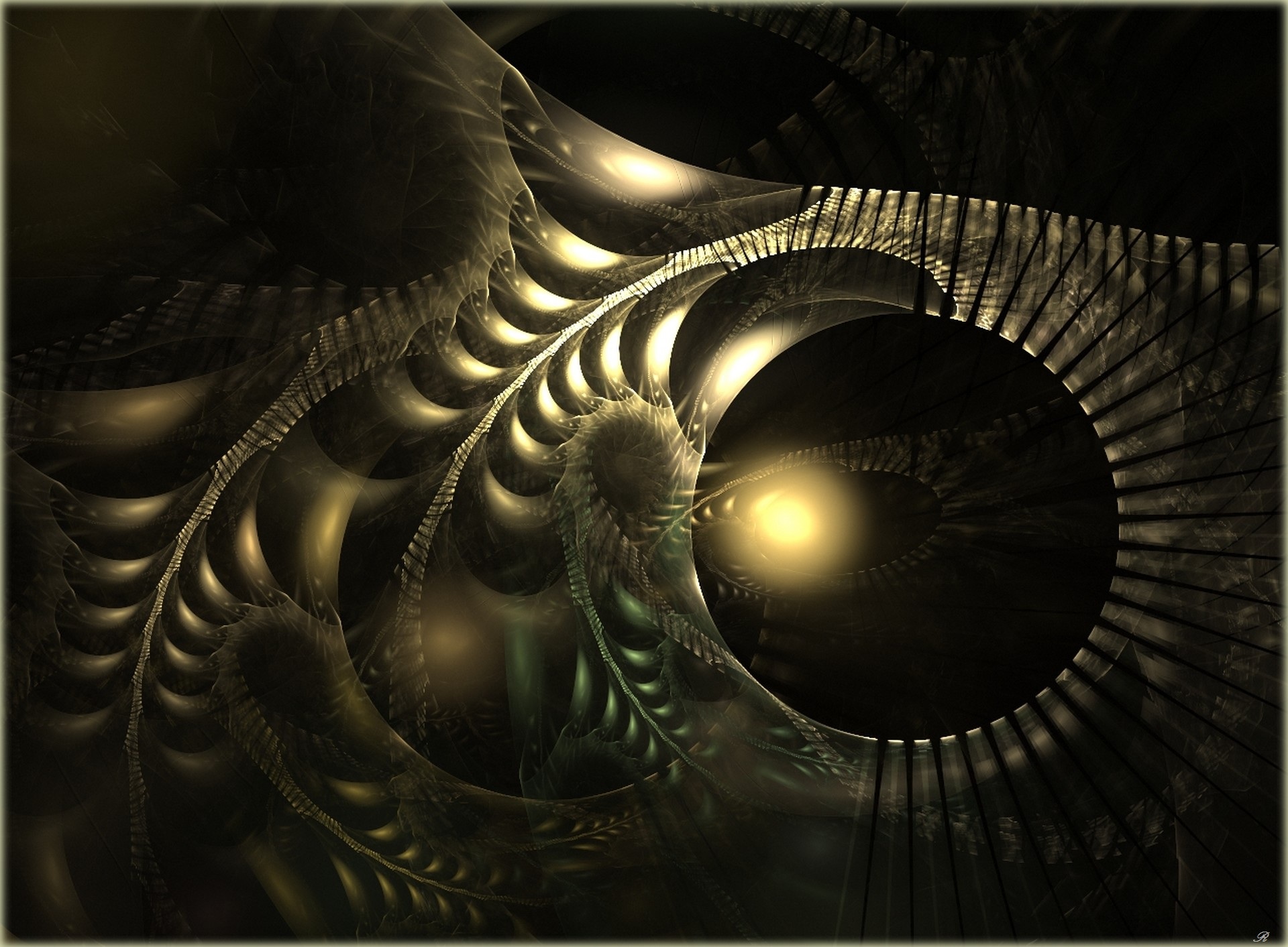 Drawing of fractal endless emotion free image download
