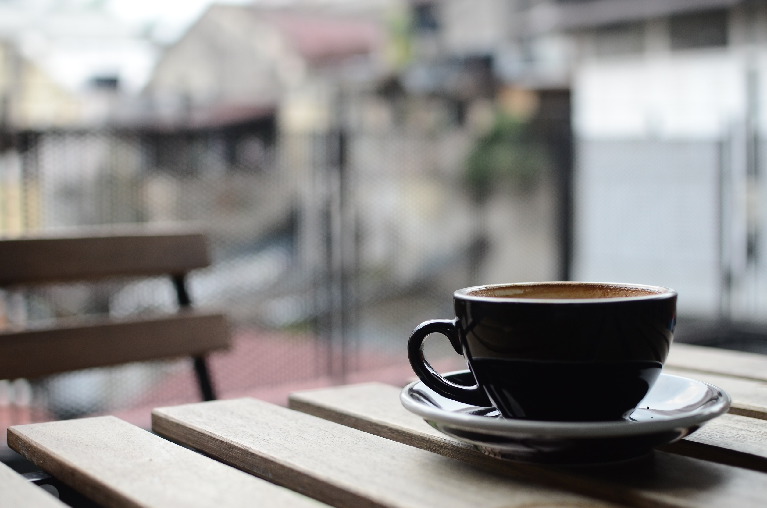Cup of coffee outdoor free image download