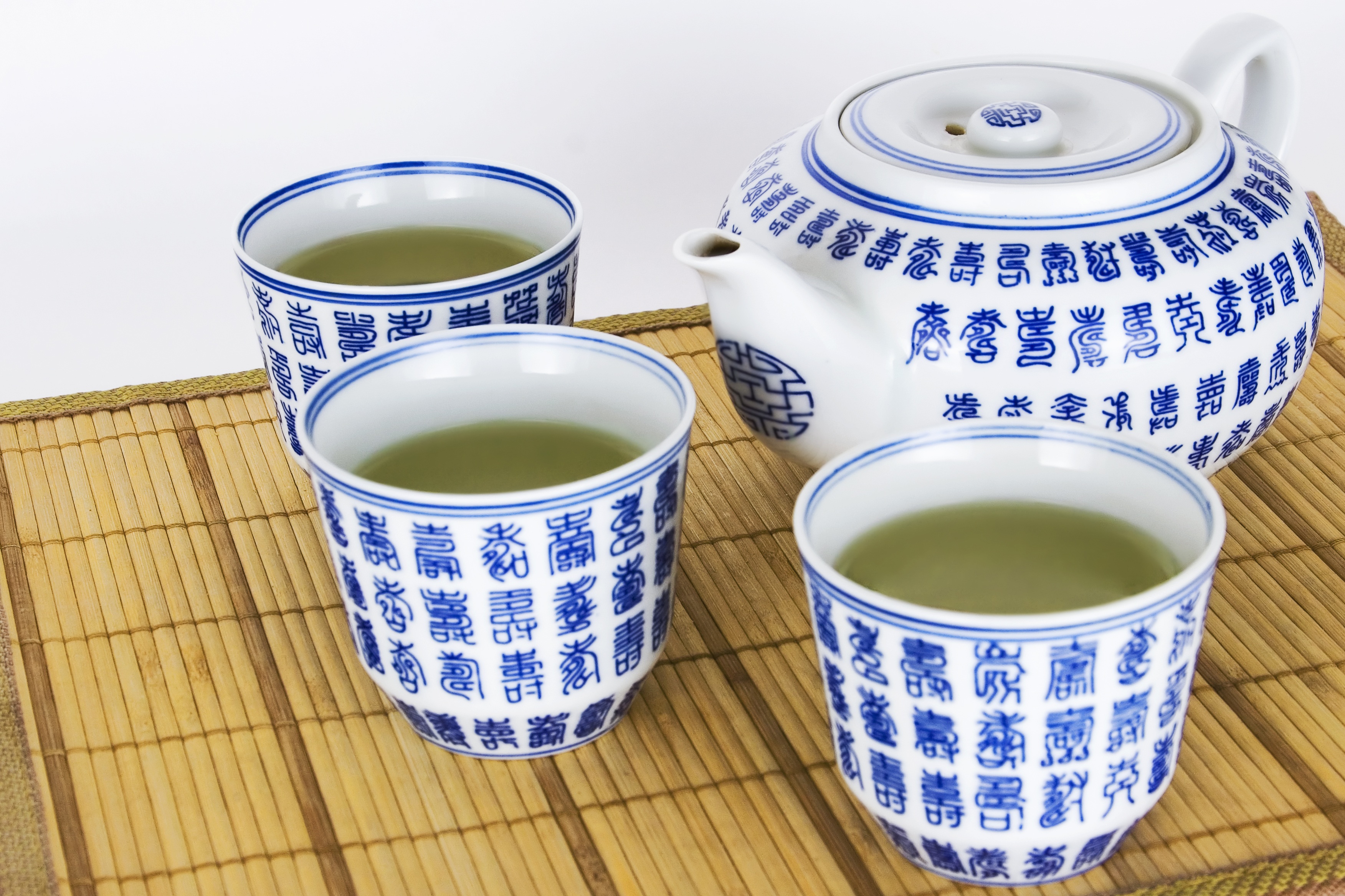 Traditional green tea for the ceremony free image download