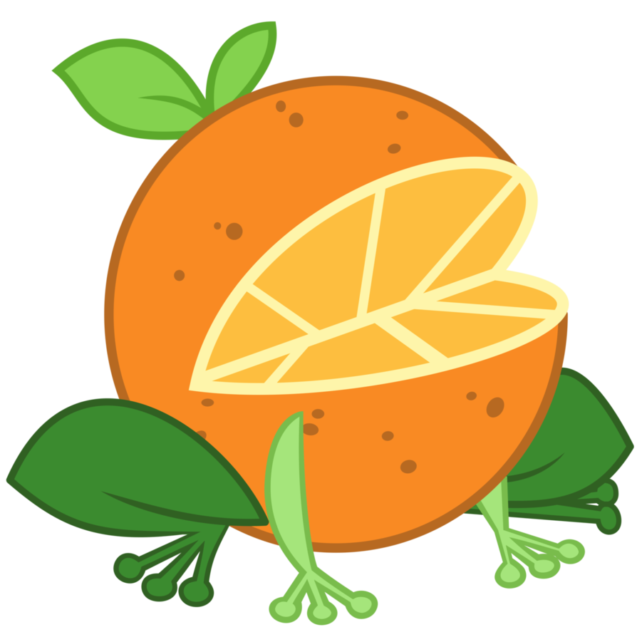Cartoon orange frog free image download