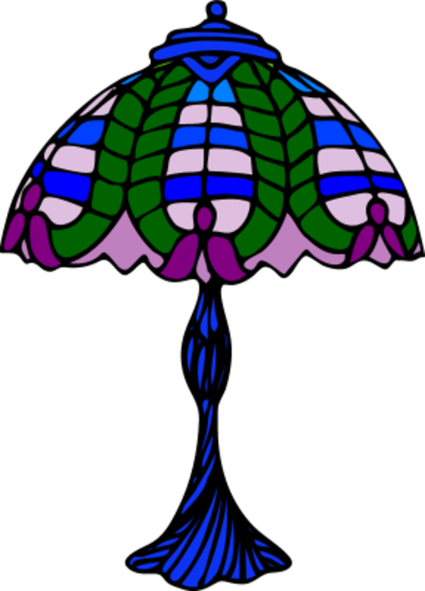 Light Bulb blue Clip Art drawing free image download