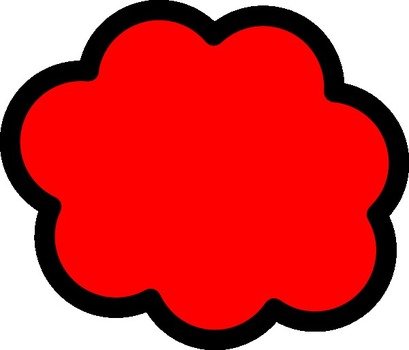 Red Cloud Clip Art free image download